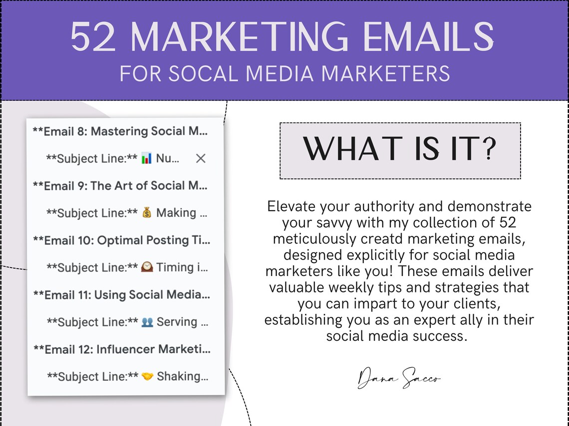Proven Social Media Marketing Email Templates: Expert-designed, Instant ...