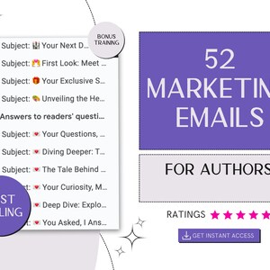 Email Template Bundle for Authors: Boost Engagement & Increase Book ...