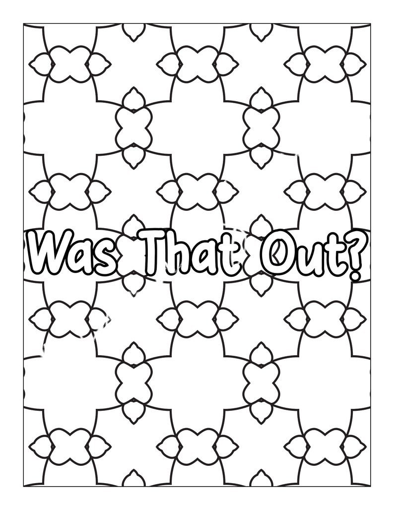 Instant Download! 50 Pages Pickleball Fun Adult Coloring Pages, Digital ...