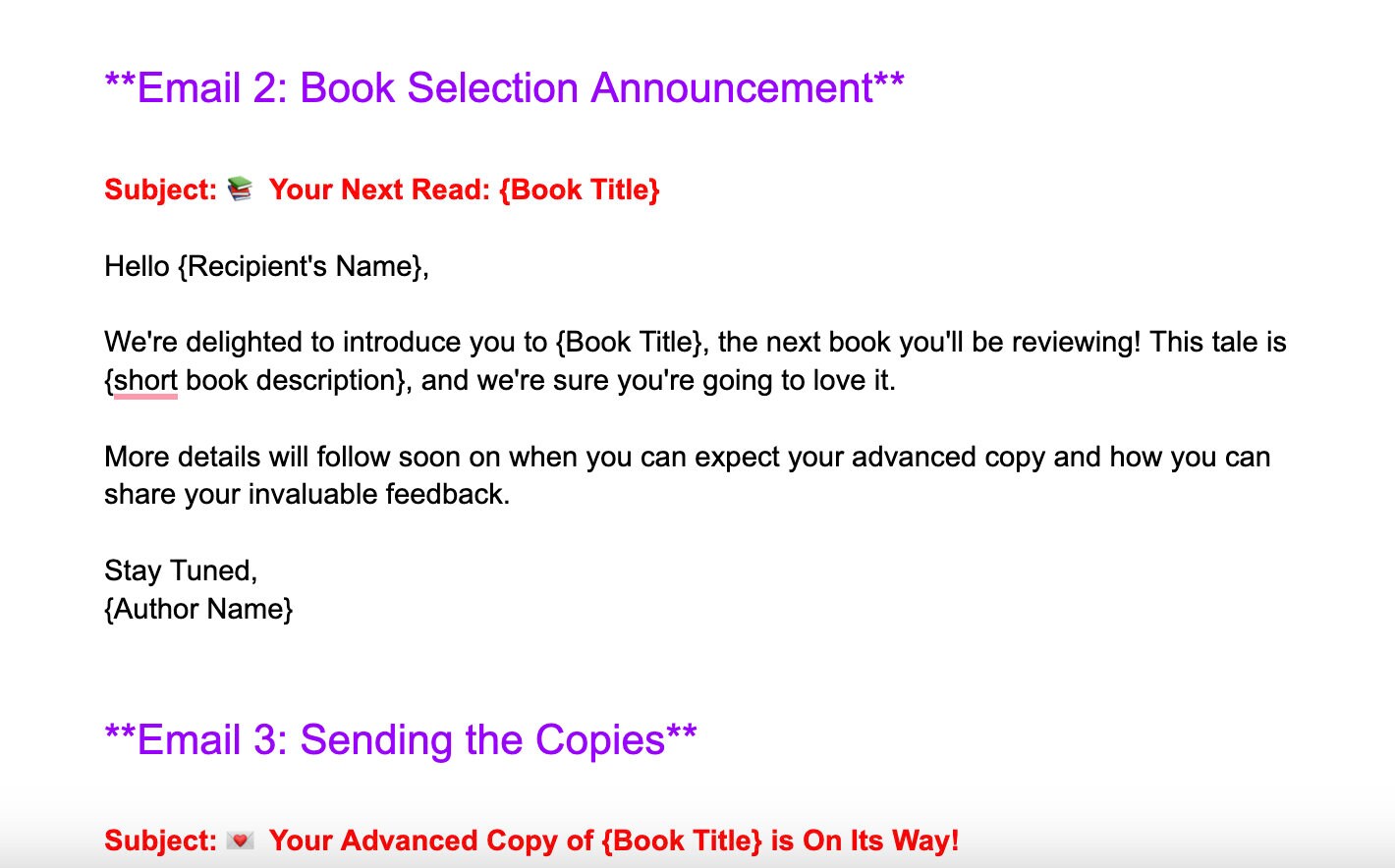 Email Template Bundle for Authors: Boost Engagement & Increase Book ...