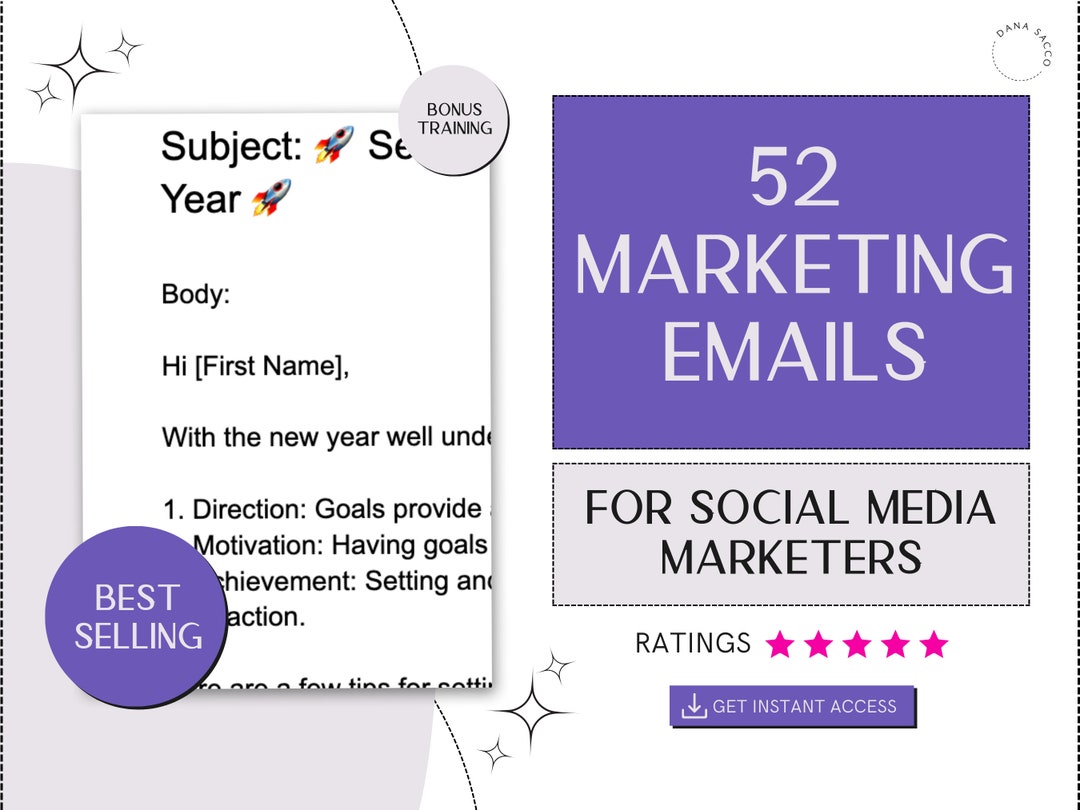 Proven Social Media Marketing Email Templates: Expert-designed, Instant ...