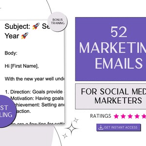 Proven Social Media Marketing Email Templates: Expert-designed, Instant ...