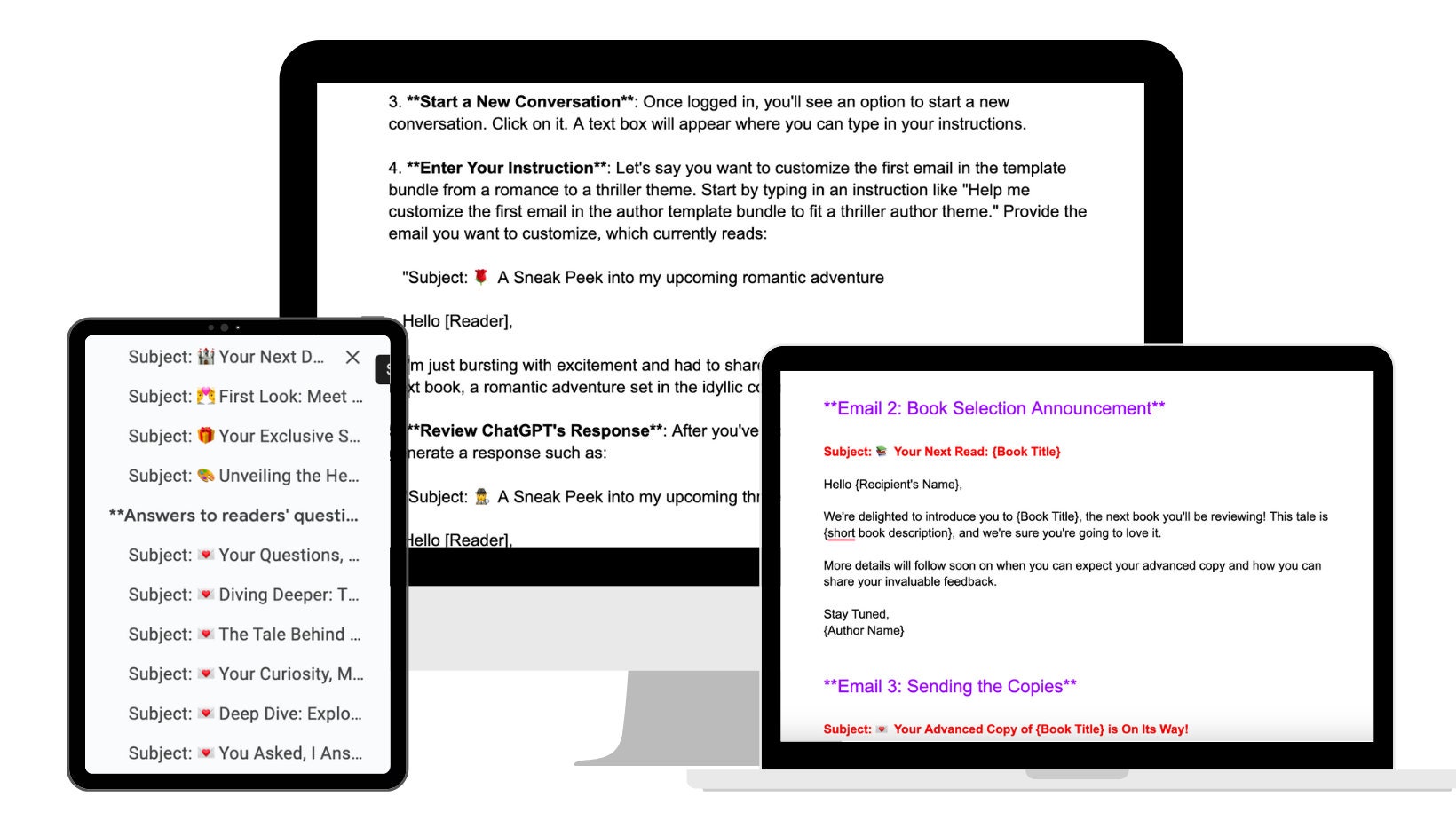 Email Template Bundle for Authors: Boost Engagement & Increase Book ...