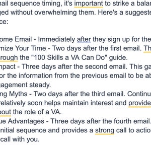 Lead Magnet Email Sequence & 100+ VA Skills Canva Template - Engaging ...