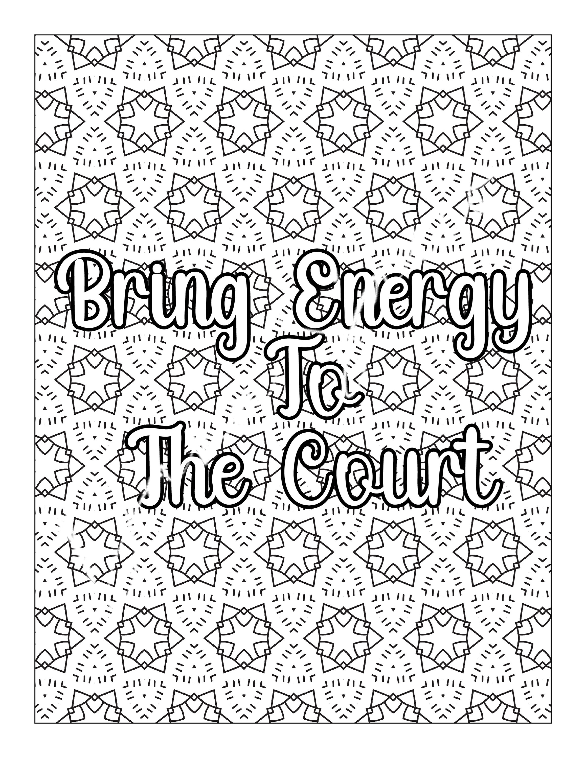 Instant Download 50 Pages Pickleball Fun Adult Coloring Pages, Digital ...