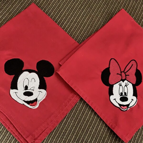 Mickey Mouse Napkins - Etsy