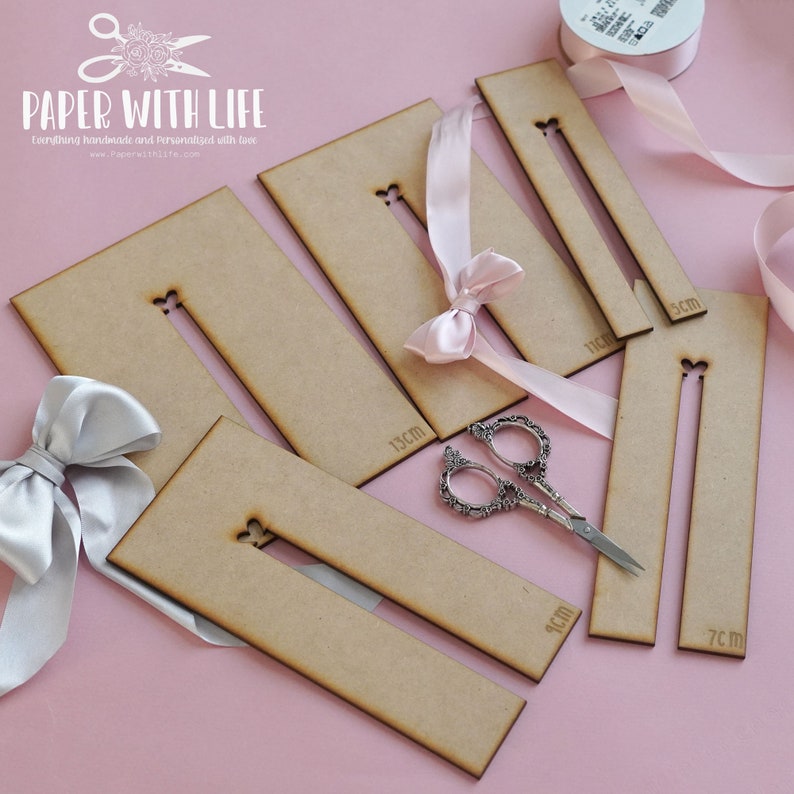 Acrylic or Wooden Bow Boards Template Maker - Etsy UK