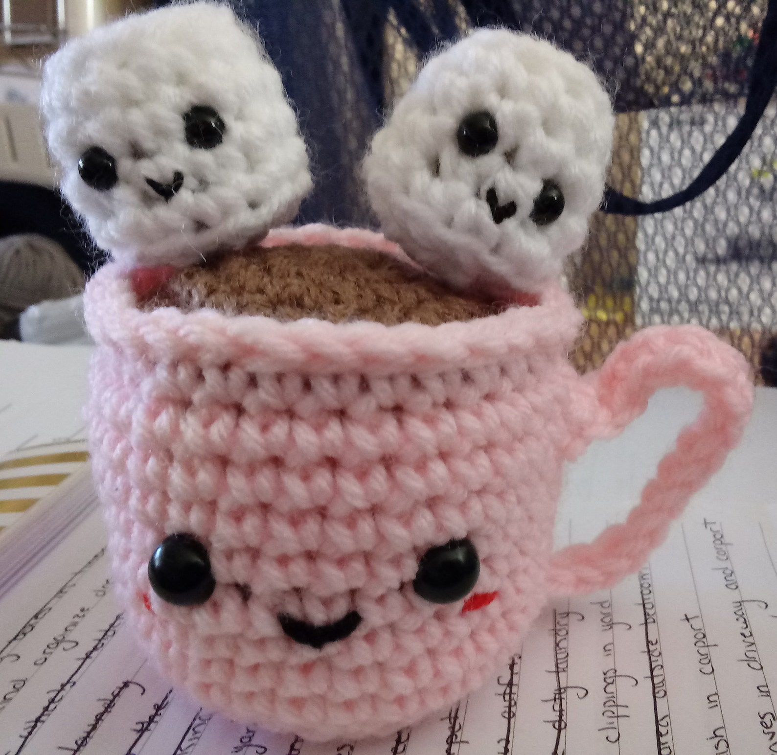 Happy Hot Chocolate Mug With Mini Marshmallows - Etsy