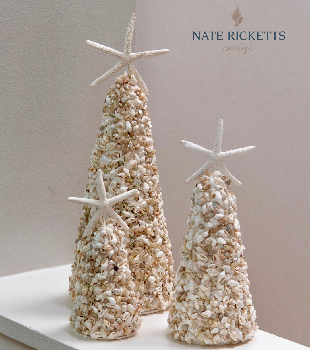 Tiny White Seashells Tree With Seastar - Etsy