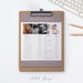 Mini Session Sheet Template for Photographers, Mini Session Schedule ...