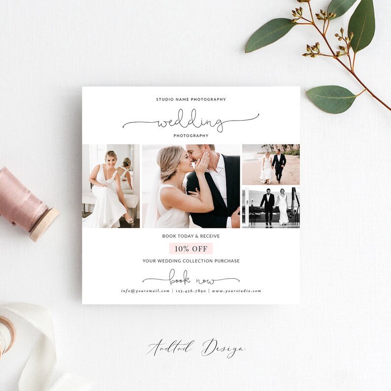 Promo Wedding Photography Marketing Template Photography | Etsy