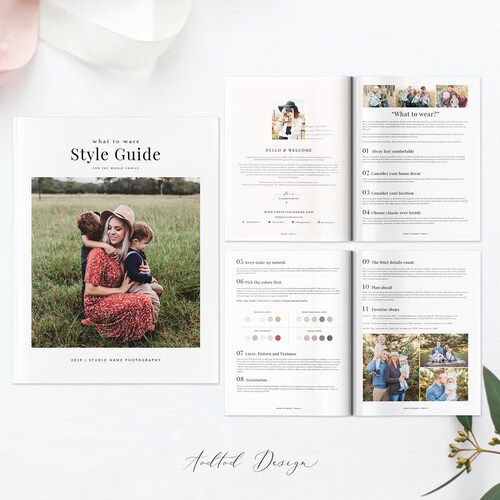 Photography Style Guide Template INSTANT DOWNLOAD Client | Etsy