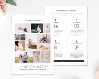 What's Next Card Template for Photographers After the | Etsy
