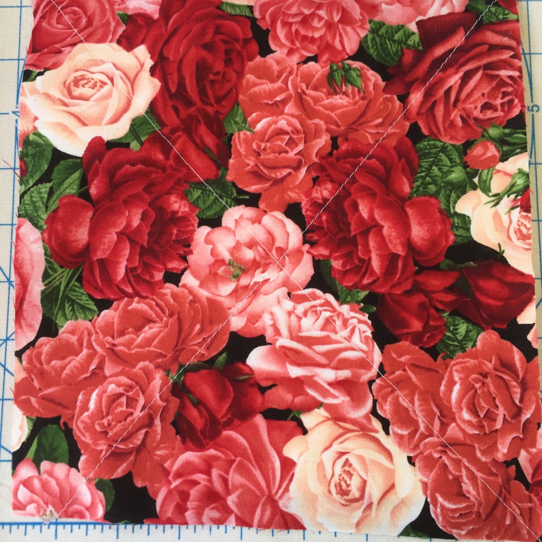 8x8" Potholder Roses Rose Flowers Nature Garden Primrose Gardening ...