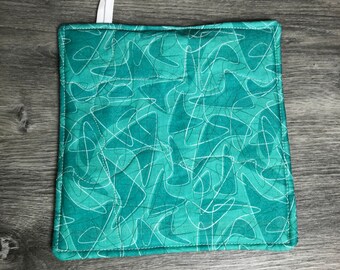 Potholder Pot Holders Quilted Handmade Trivets Mid Century | Etsy