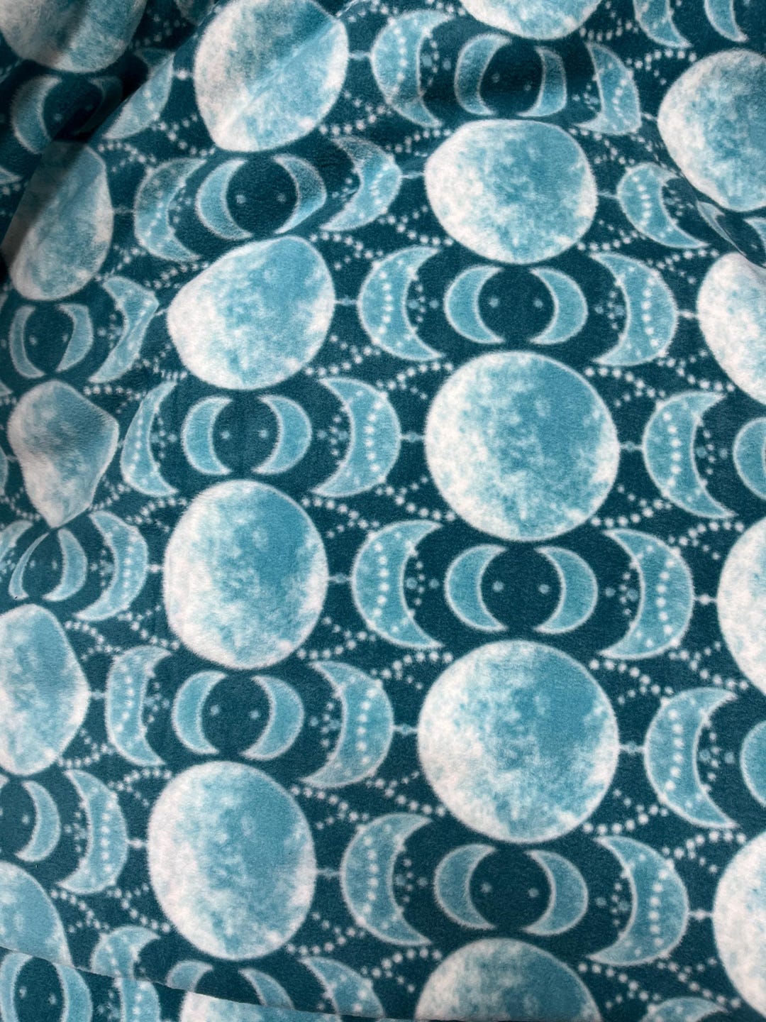 Celestial Galaxy Constellation Teal White Moon Goddess Wizard Witch ...