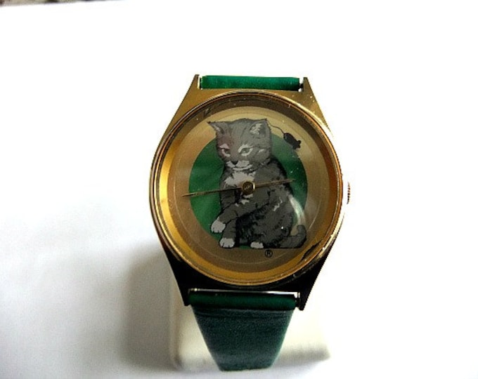 Cat Watch Animated Mouse Second Hand - Etsy