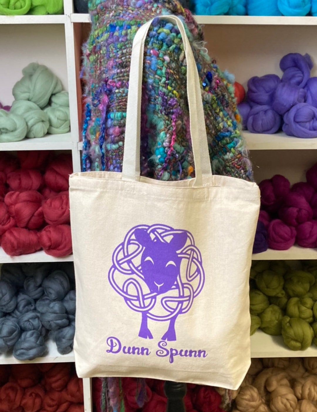 Purple Dunn Spunn Tote Bag - Etsy