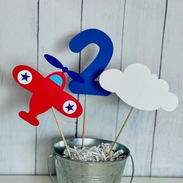 Airplane Centerpiece - Etsy