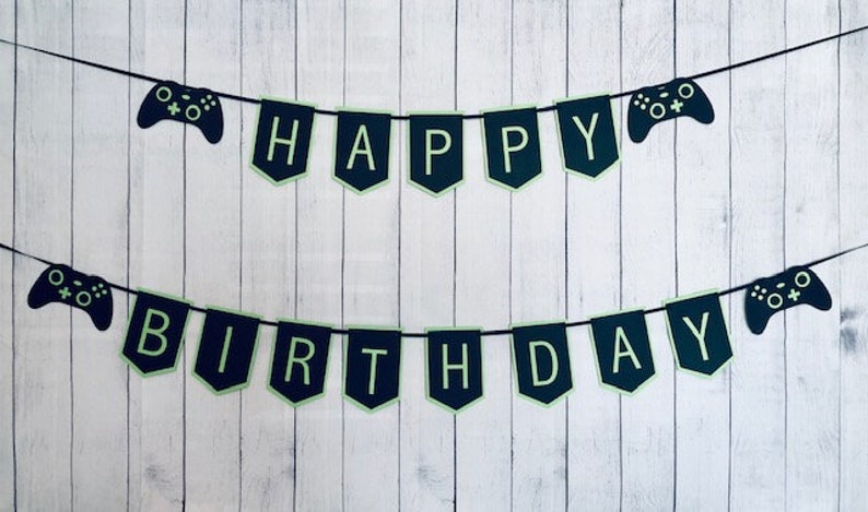 Video Game Banner Xbox Banner Gamer Banner Xbox Birthday - Etsy