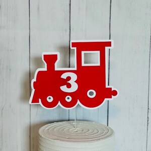 Train Cake Topper Train Party Decor Train Birthday Decor - Etsy