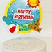 Beach Shaker Cake Topper, Beach Cake Topper, Beach Themed Party, Pool ...