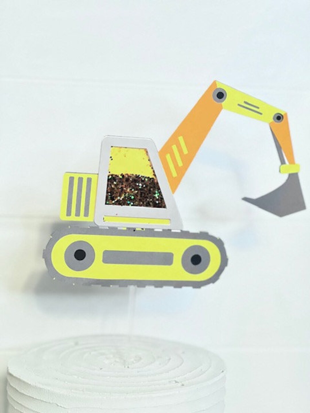Tractor Cake Topper, Tractor Theme Party Decor, Tractor Birthday Decor ...