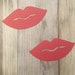 Lip Die Cuts, Party Decor, Lip Decor, Scrapbooking, Scrapbook ...