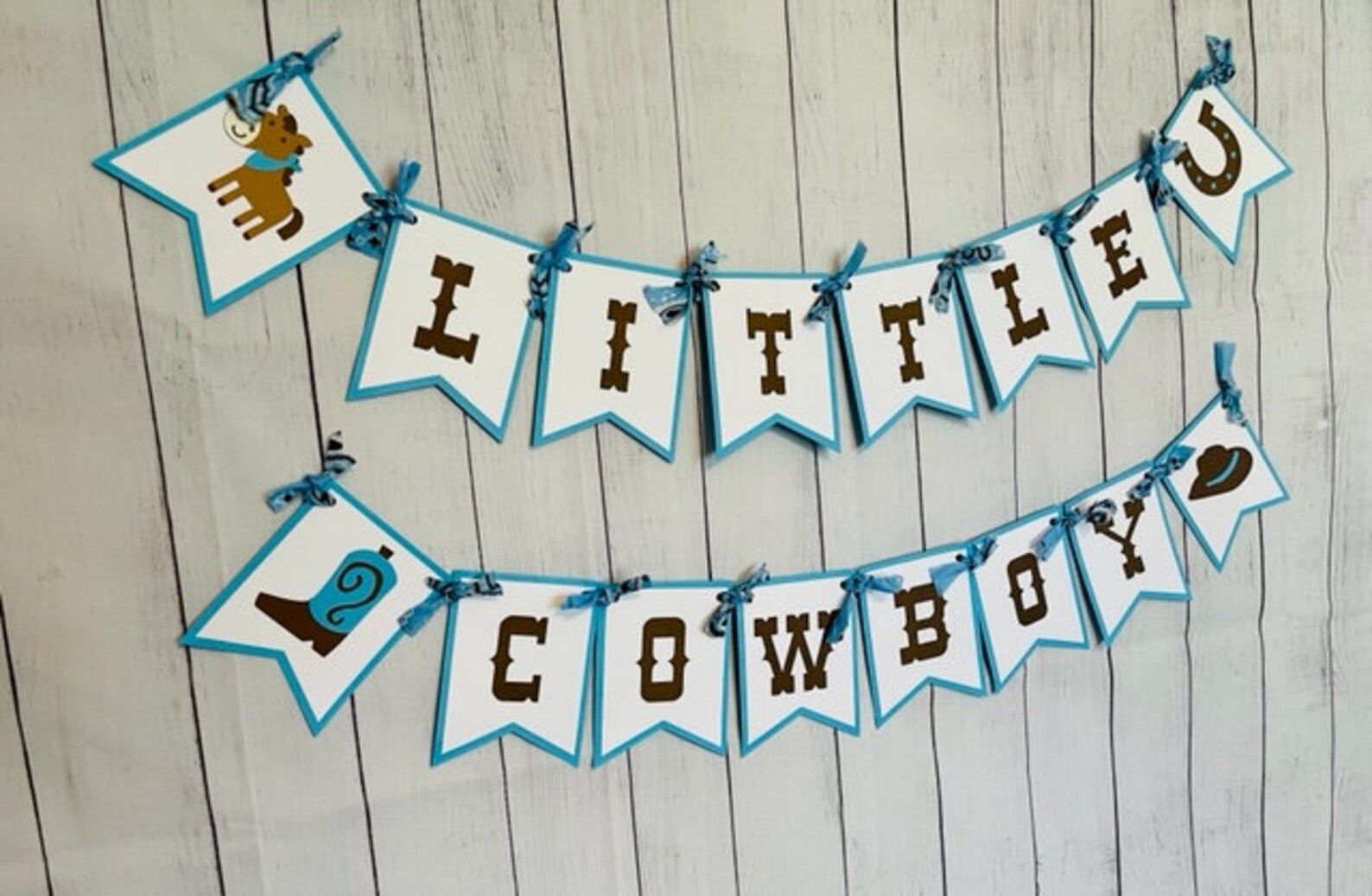 Little Cowboy Banner Little Cowboy Baby Shower Banner Little | Etsy
