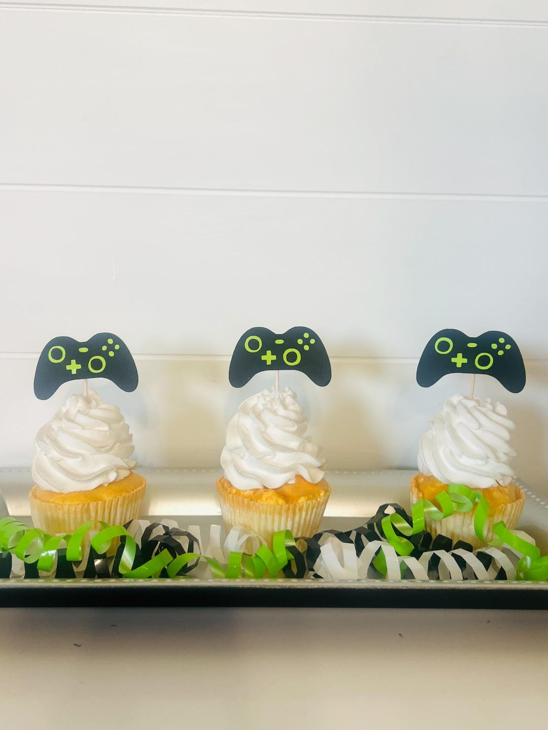 Video Game Controller Cupcake Toppers, Gamer Birthday Party Decor - Etsy