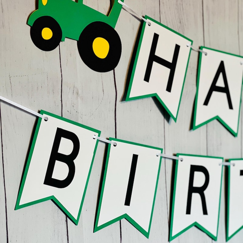 Tractor Banner - Etsy