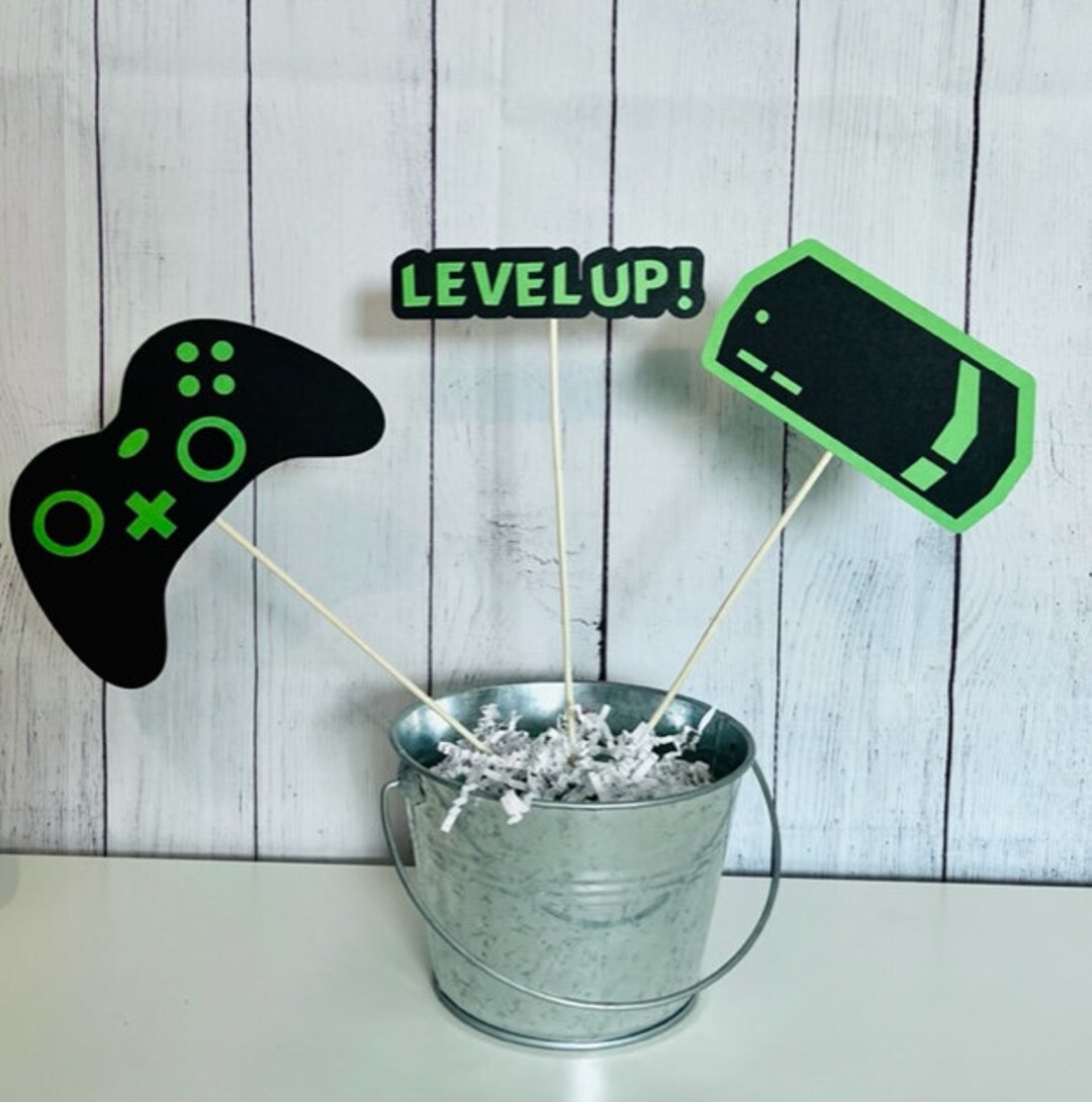 Video Game Centerpieces, Gamer Centerpieces, Level Up, Video Game ...