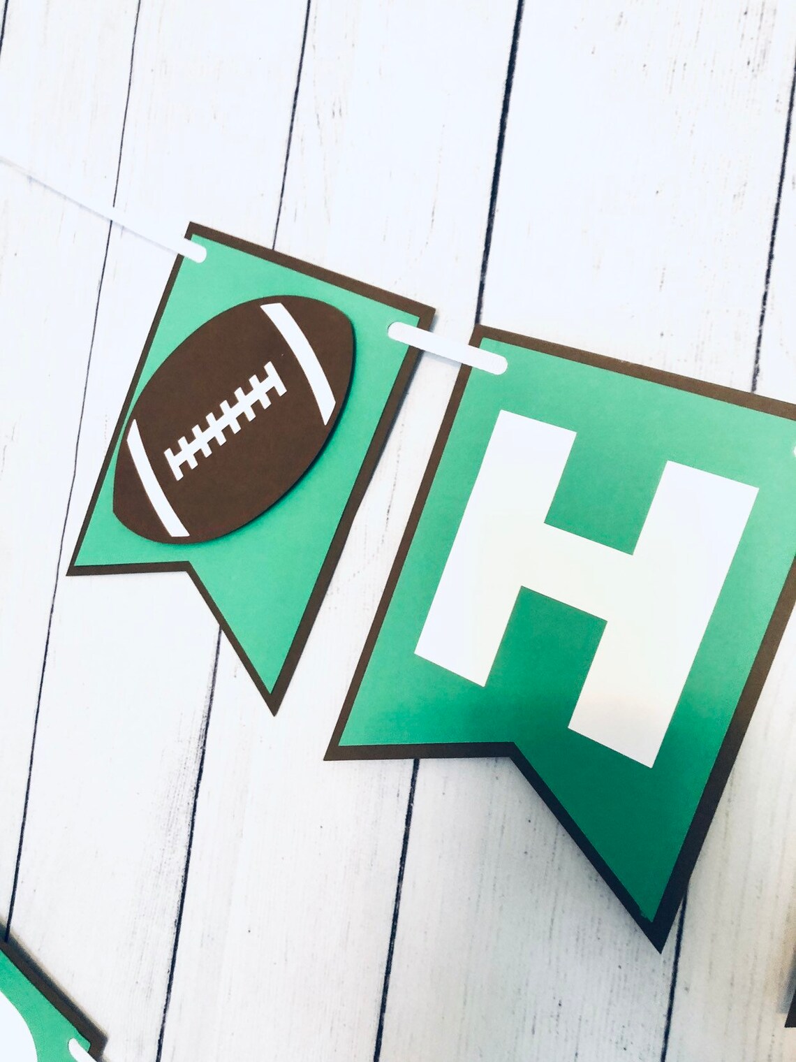 Football Birthday Banner Football Banner Football Party - Etsy