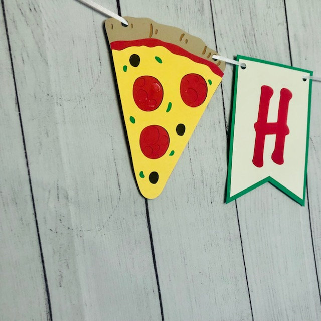 Pizza Banner Pizza Party Bannerpizza Birthday pizza - Etsy