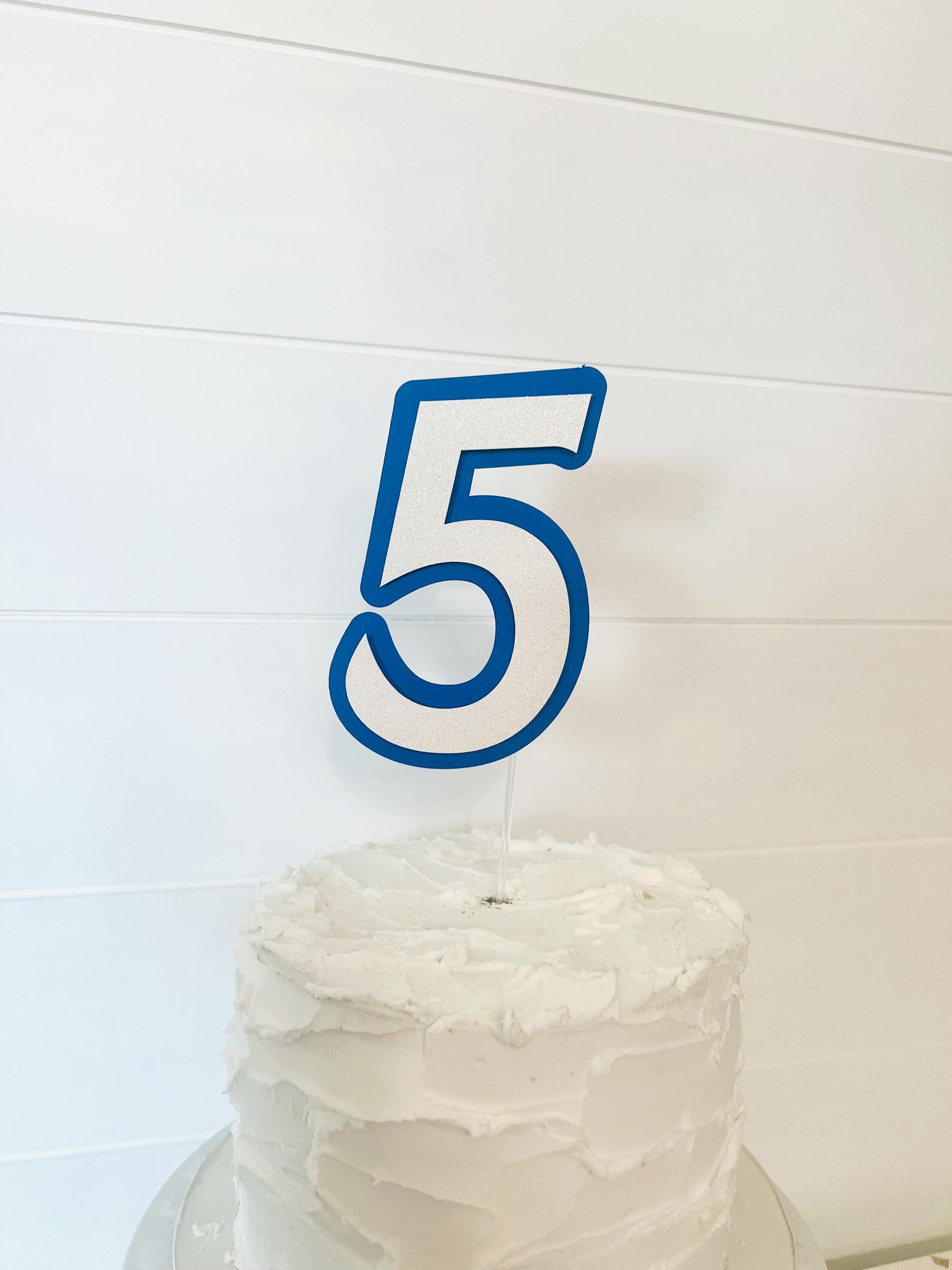 Blue Number Cake Topper, Blue Age Cake Topper, Age Cake Topper, Blue ...