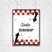 50's Theme Party Printables, Sock Hop Party, Rock and Roll Party, Retro ...