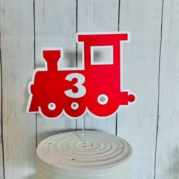 Train Cake Topper - Etsy