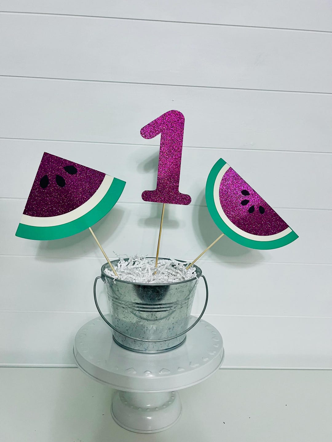 Watermelon Centerpieces, Watermelon Birthday Decor, Watermelon Table ...