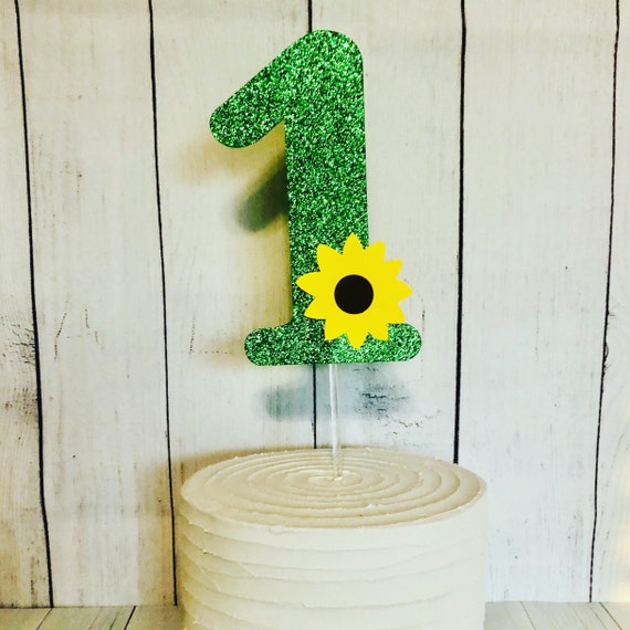 Sunflower Cake Topper Sunflower Party Decorations Sunflower - Etsy