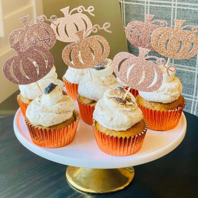 Fall Cupcake Toppers - Etsy