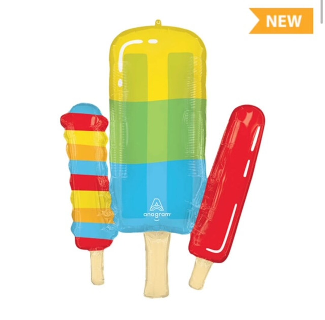 Ice Pop Balloon Set - Giant Popsicle Balloon - Summer Party Decorations ...