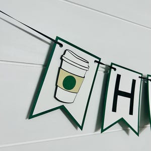 Coffee Banner, Coffee Birthday Banner, Coffee Lover, Expresso Birthday ...