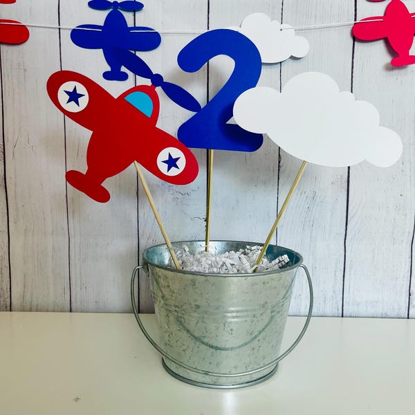 Airplane Centerpiece - Etsy