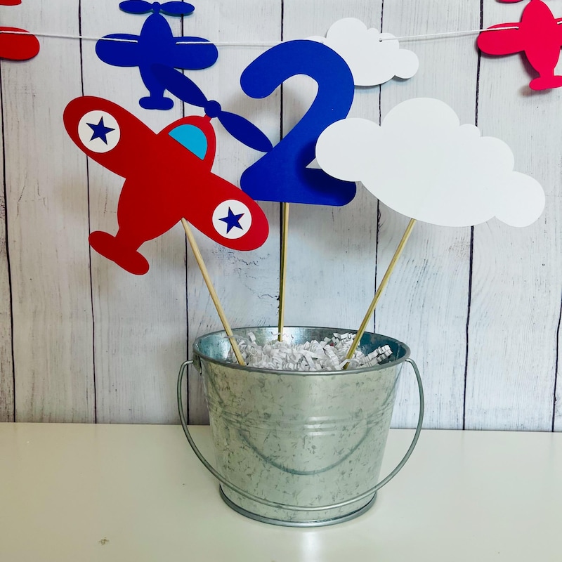 Airplane Centerpiece - Etsy