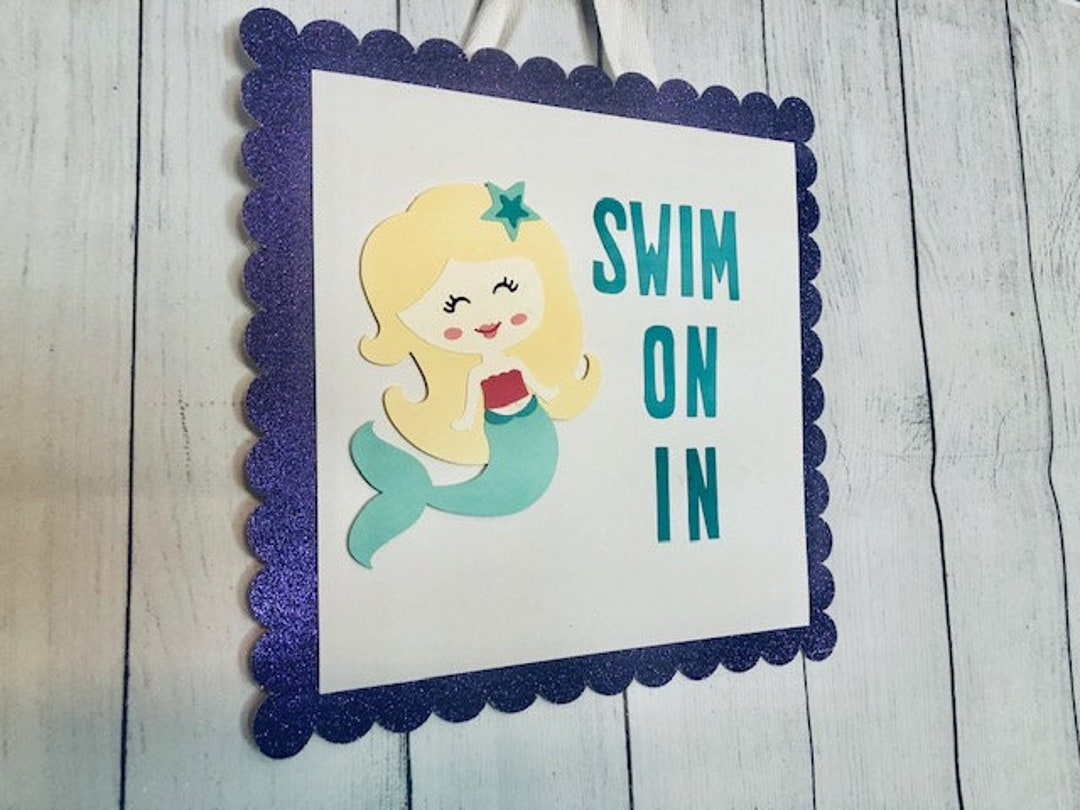 Mermaid Party Decor Mermiad Sign Mermaid Party Sign Mermaid - Etsy