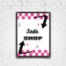 50's Theme Party Printables, Sock Hop Party, Rock and Roll Party, Retro ...