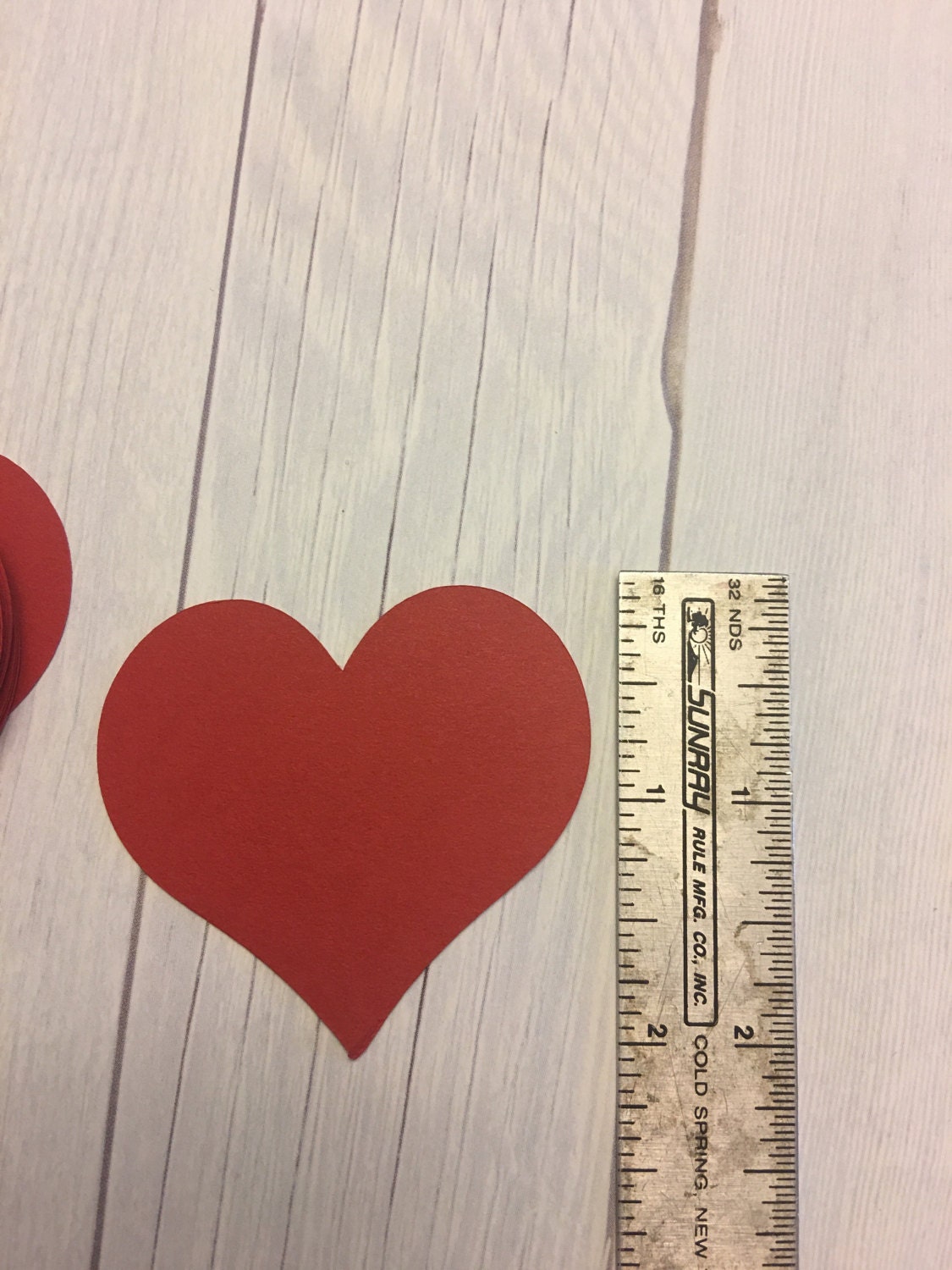 Heart Die Cuts Valentines Day Decor Heart Decor Paper Die | Etsy