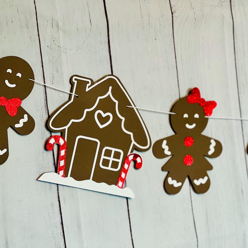 Gingerbread Garland - Etsy