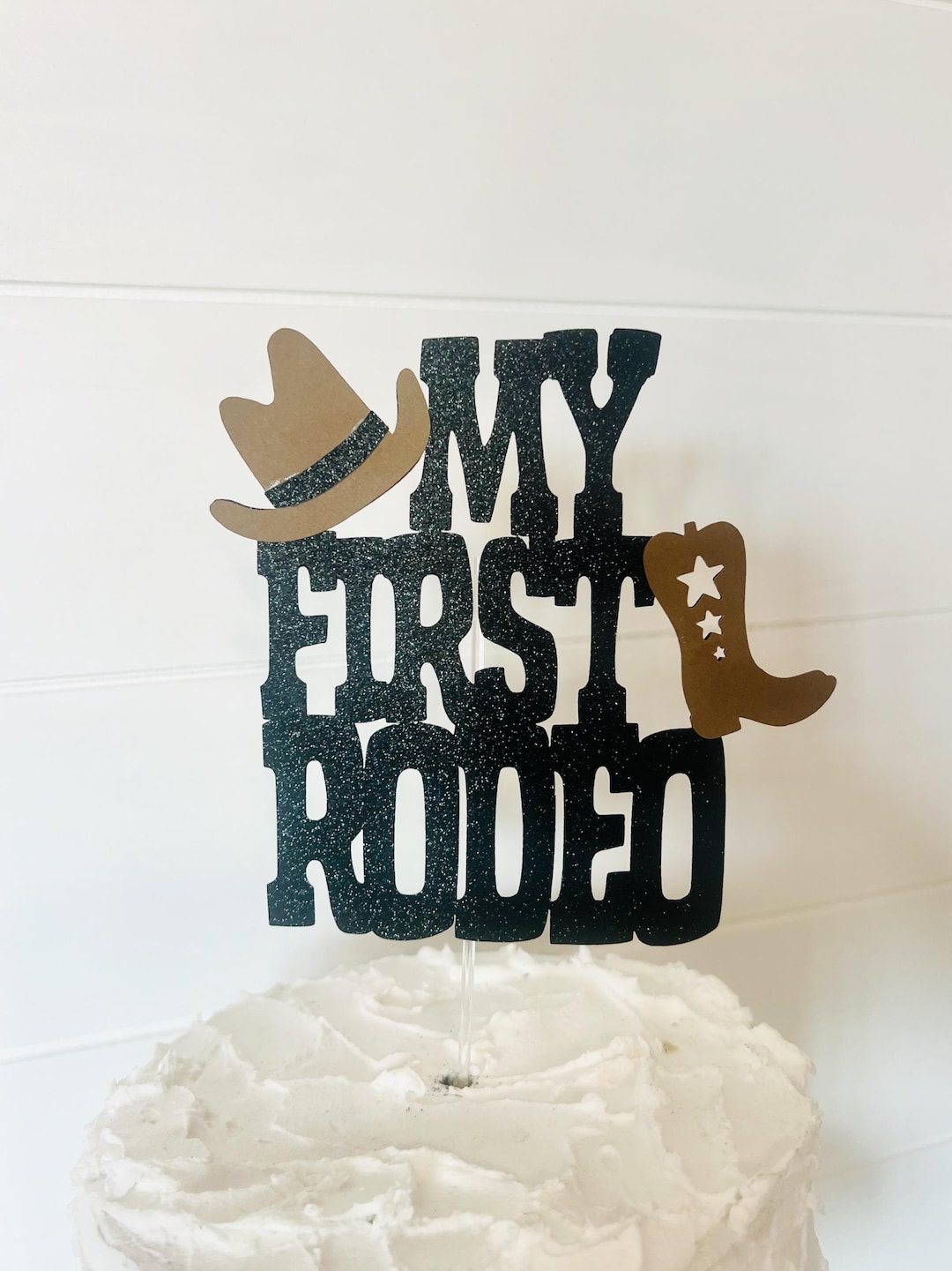 My First Rodeo Cake Topper, Rodeo Cake Topper, Western Cake Topper ...