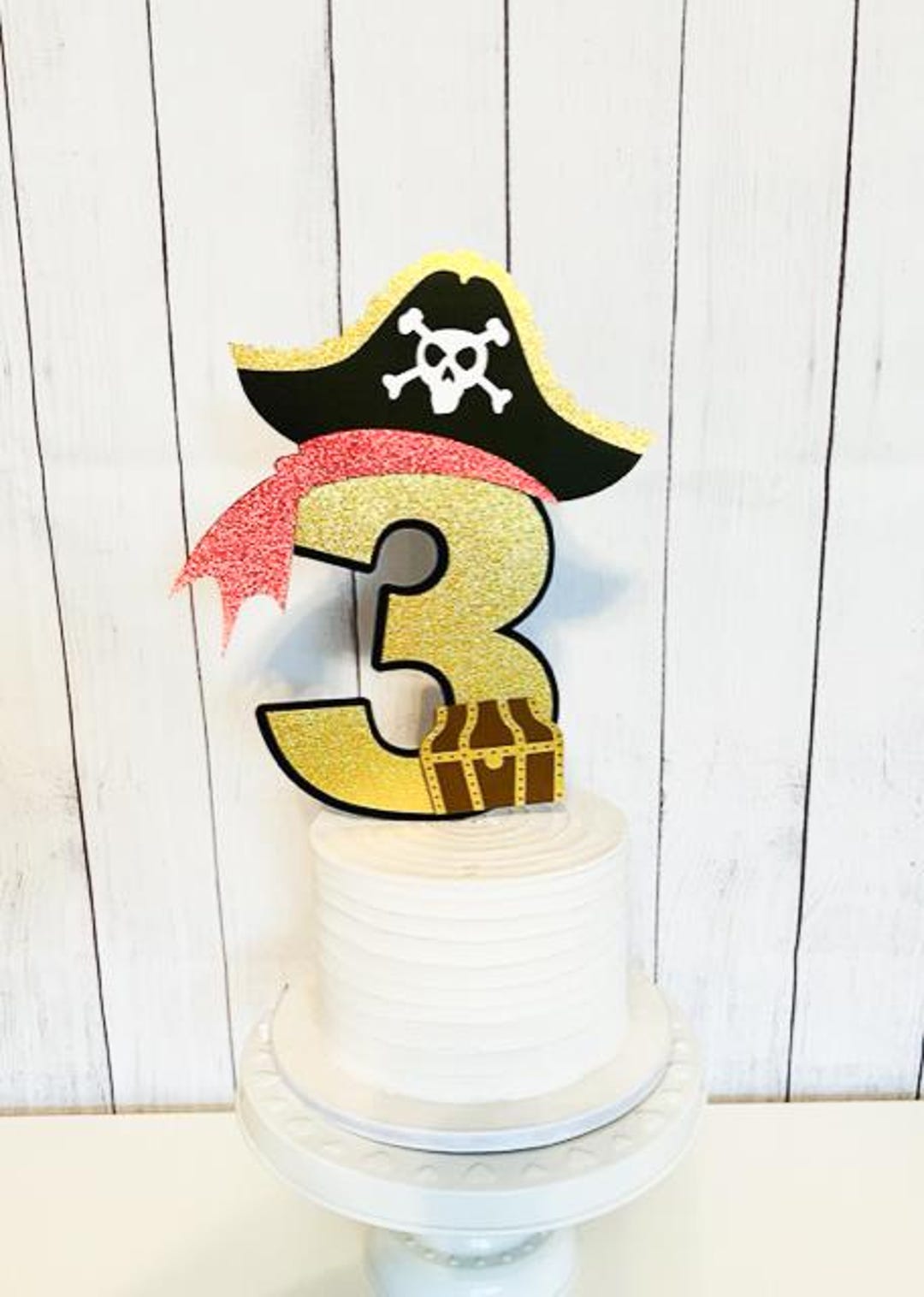 Pirate Themed Cake Topper, Pirate Party Decor, Pirate Cake Topper ...